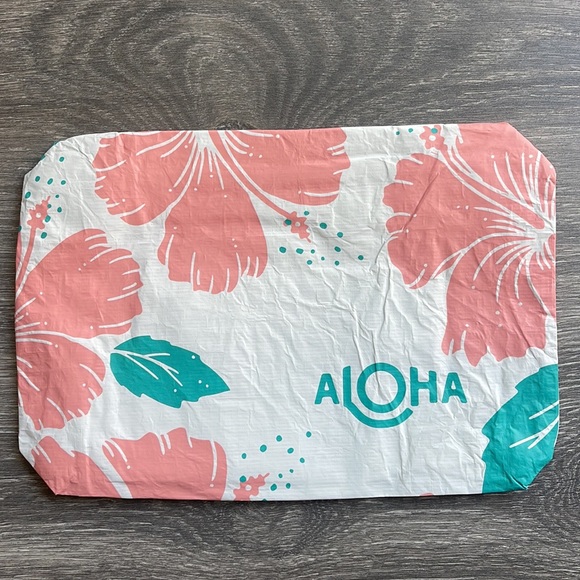 ALOHA Collection | Bags | Aloha Collection Small Pouch Hibiscus Guava ...